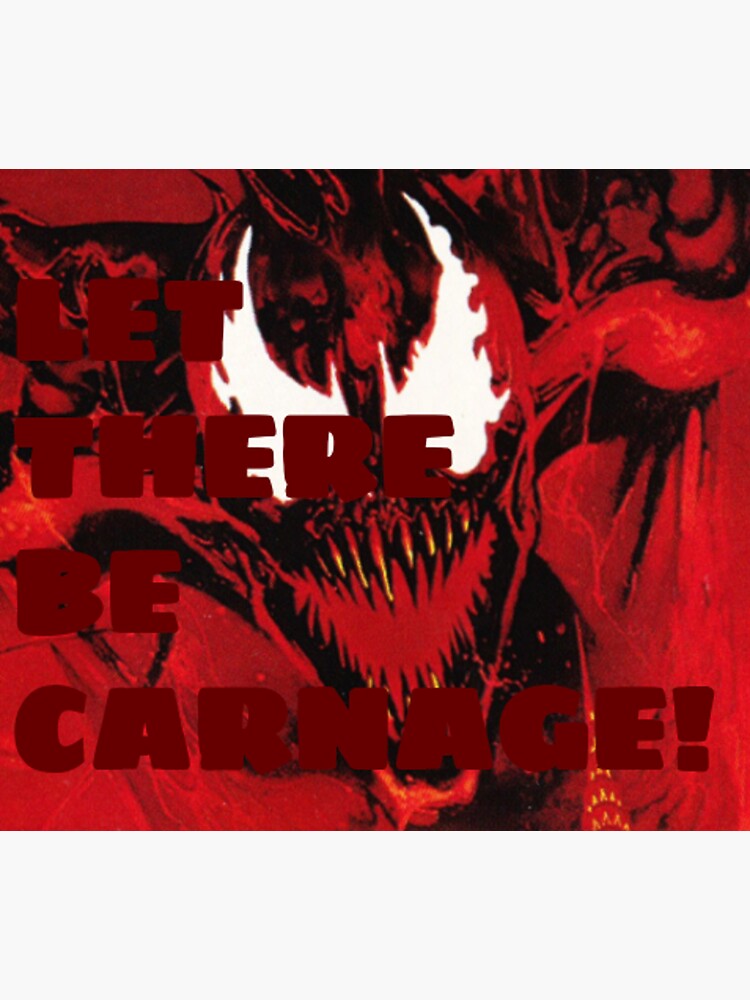 "Carnage" Sticker by Cole1980s | Redbubble
