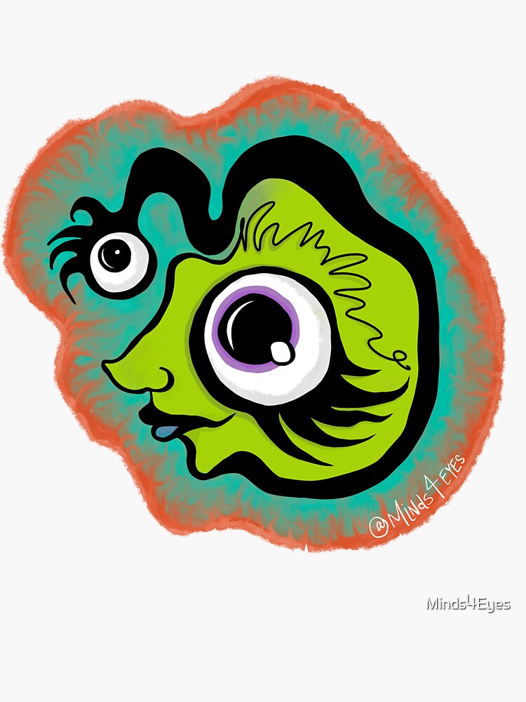 "Sweet Pea" Sticker by Minds4Eyes | Redbubble