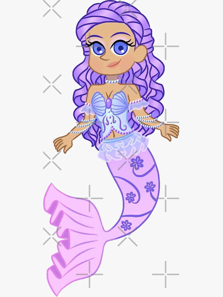 "Pastel Nori chibi (Mermaidia)" Sticker for Sale by Tensoserensei ...