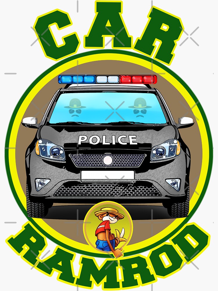 "Car RAMROD " Sticker by JTK667 | Redbubble