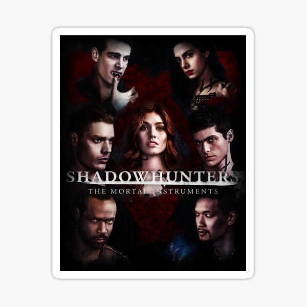 "Shadowhunters - Poster #1" Sticker for Sale by luckysarts | Redbubble