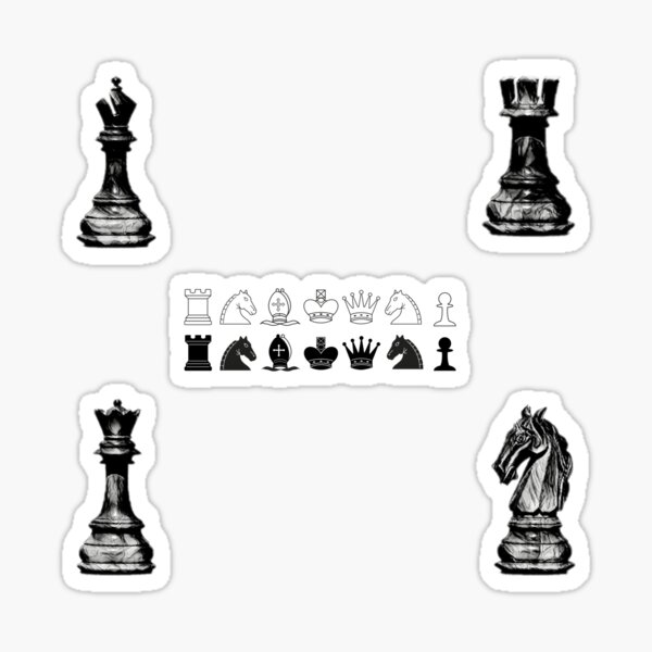 "Chess" Sticker by Jambonfromage | Redbubble
