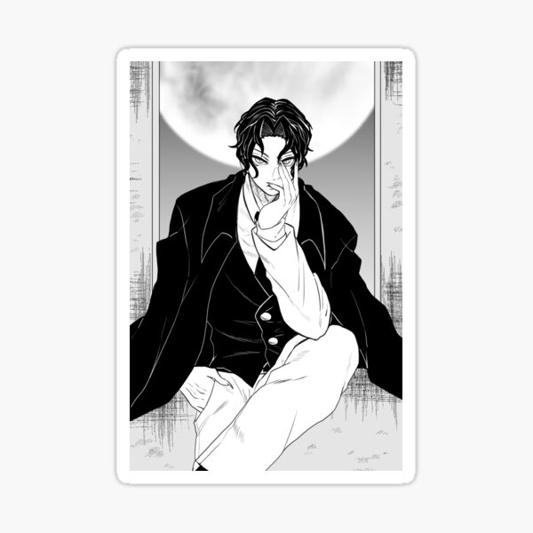 "Muzan Kibutsuji Manga Style" Sticker for Sale by Yivel | Redbubble