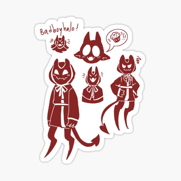 "Badboyhalo stickers" Sticker by jurrassiic | Redbubble