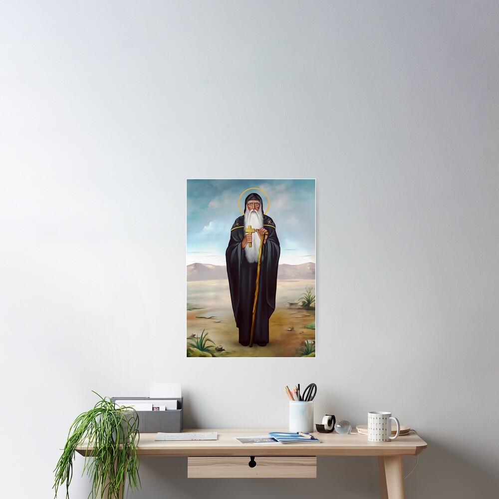 "Saint Moses the Black" Poster for Sale by Marina96 | Redbubble