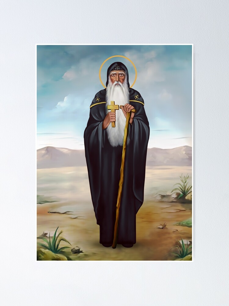 "Saint Moses the Black" Poster for Sale by Marina96 | Redbubble