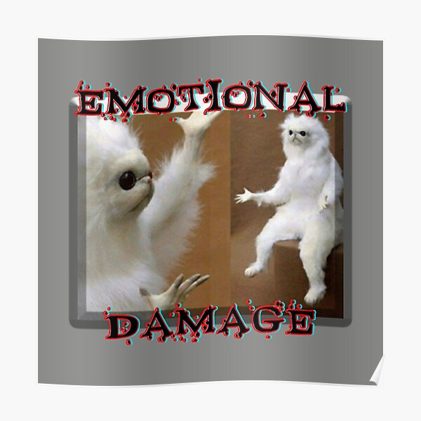 "Emotional Damage 07" Poster for Sale by PodiShawna | Redbubble