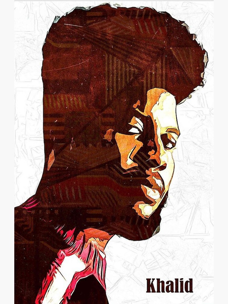"Khalid Fan Art Poster Wallpaper" Sticker for Sale by iroberta87 ...