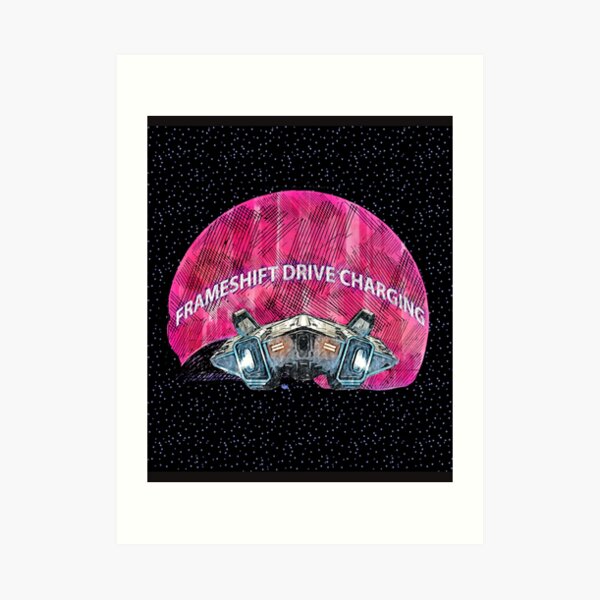 "Elite Dangerous - Frameshift Drive Charging - Sketch" Art Print for ...