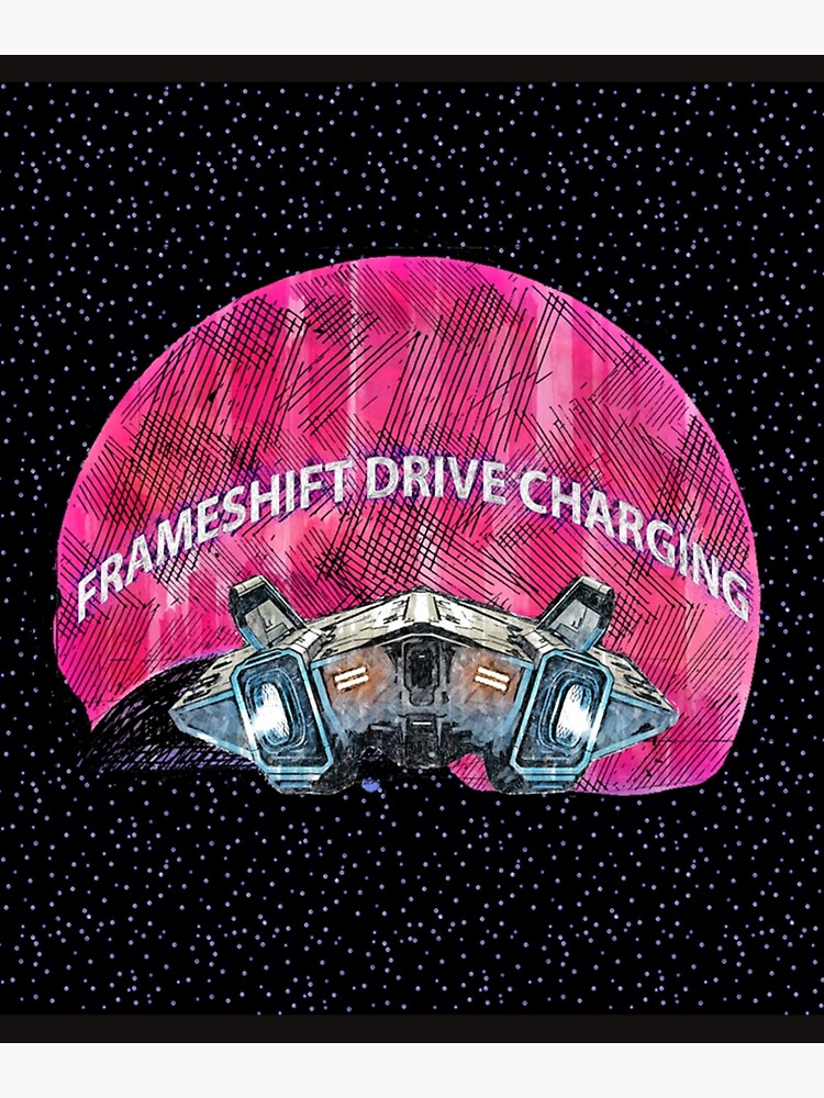 "Elite Dangerous - Frameshift Drive Charging - Sketch" Art Print for ...