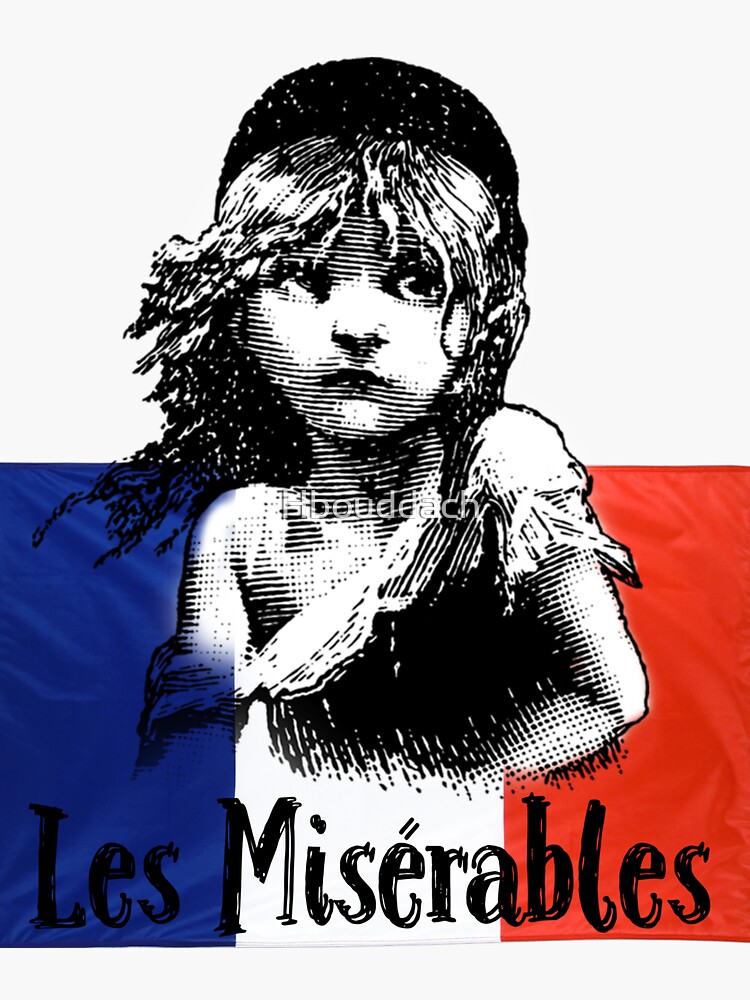 "Les Misérables " Sticker for Sale by Hbouddach | Redbubble