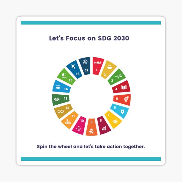 "Lets Focus on SDGs/UN Global Goals Logo/United Nations Sustainable ...