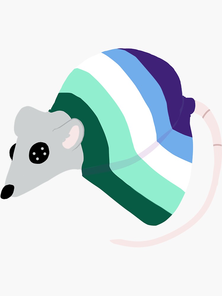 "MLM Pride mouse" Sticker for Sale by RedsRadio | Redbubble