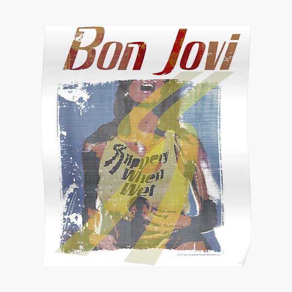 "Slippery When Wet Girl" Poster for Sale by EmreWalters | Redbubble