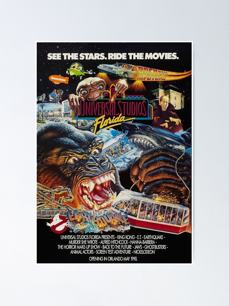 "See the Stars. Ride the Movies" Poster for Sale by FandomMaster ...