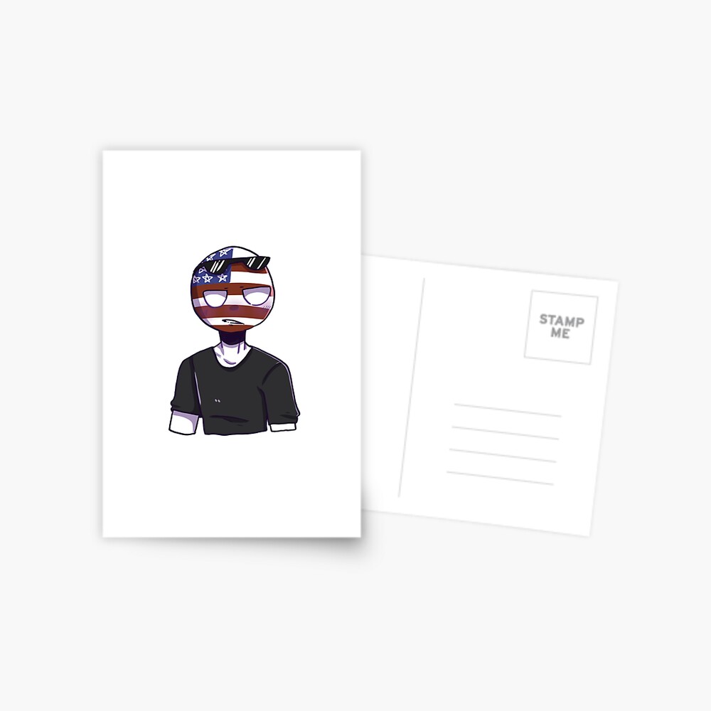"Merica (CountryHumans)" Sticker for Sale by Norway-Addict | Redbubble