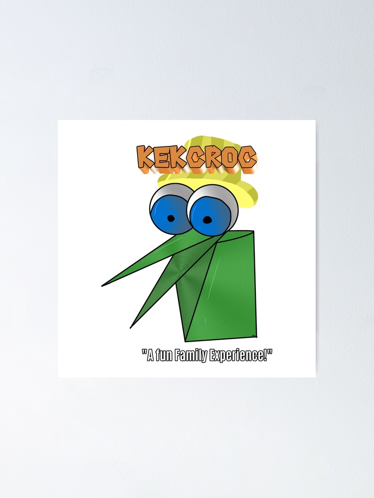 "KEKCROC Fake Lost Media meme" Poster by Chaotic-Crochet | Redbubble