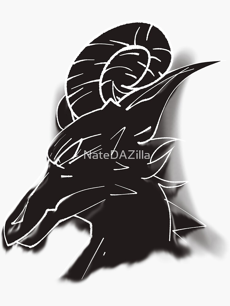 "Undead Gargoyle Logo #2" Sticker by NateDAZilla | Redbubble
