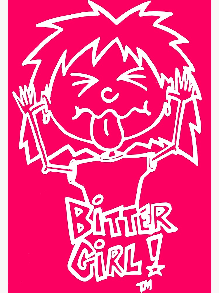 "X-RAY BITTER GIRL" Poster for Sale by BITTER-BOY | Redbubble