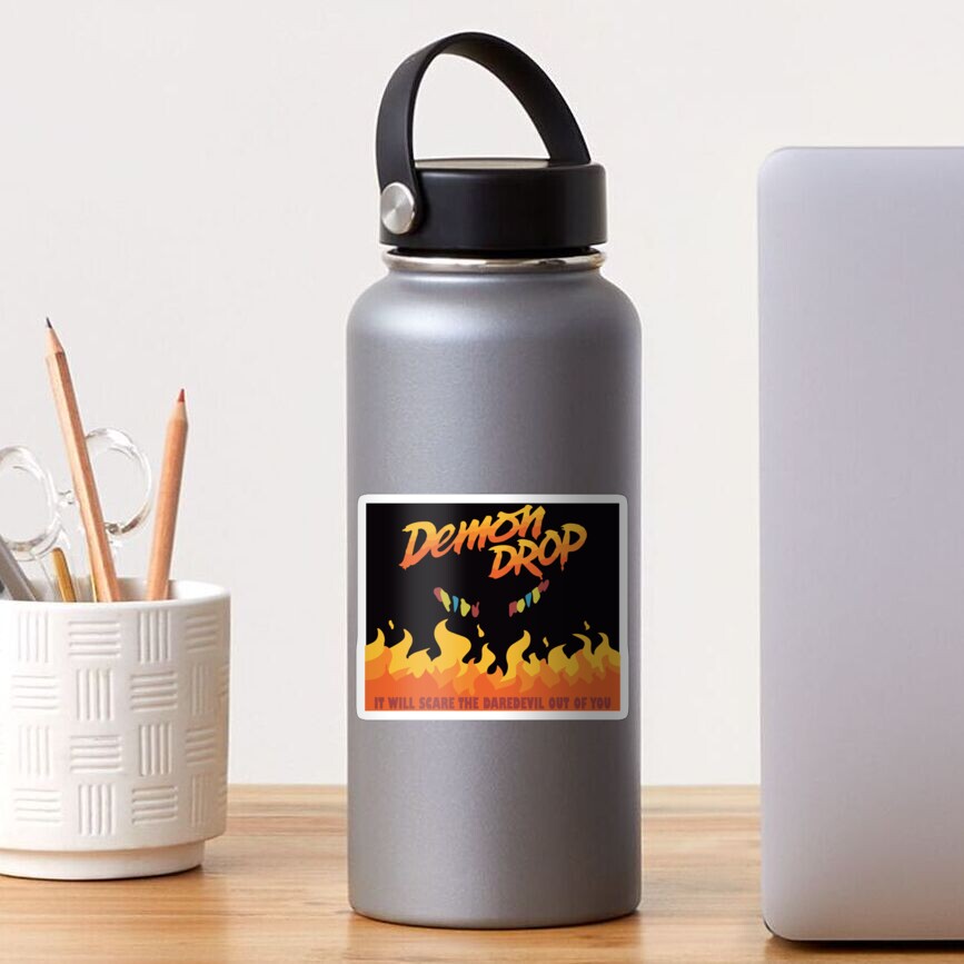 "Demon Drop Design" Sticker by Park-Paradise | Redbubble