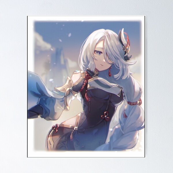 "Shenhe Cute Genshin Impact " Poster for Sale by TShakeira | Redbubble