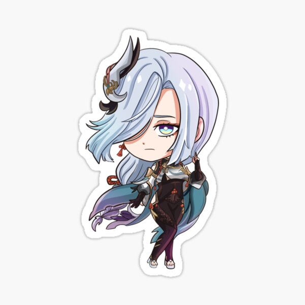 "Shenhe Genshin Impact " Sticker for Sale by TShakeira | Redbubble