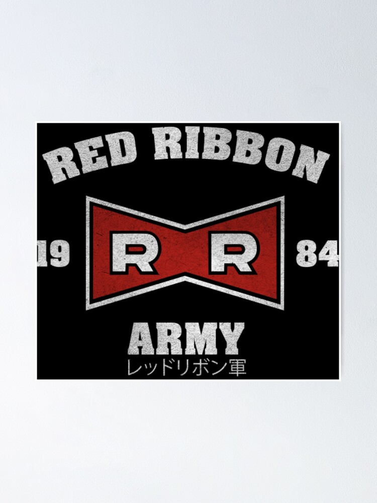"Red Ribbon Army" Poster for Sale by AkiyoMatsuda | Redbubble