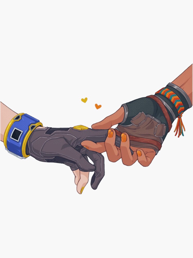 Pegatina «Arte de la historia de amor de Killjoy y Raze» de Twihypedsdd ...