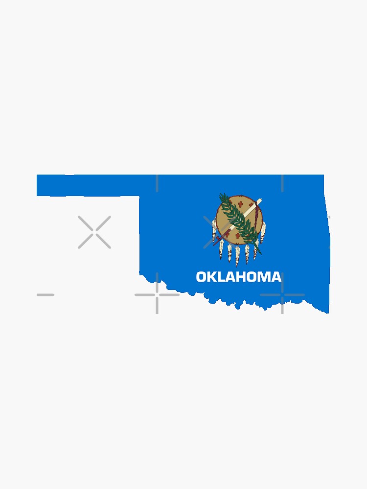 "Oklahoma" Sticker for Sale by cjackvony | Redbubble