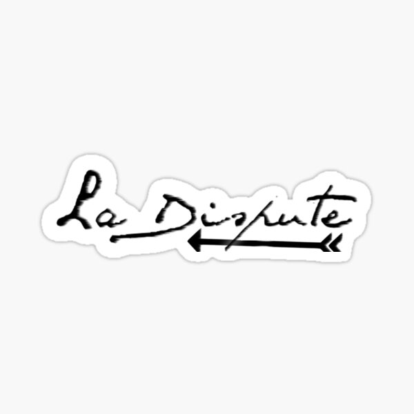 "La Dispute Arrow Sticker" Sticker by shyannharr | Redbubble