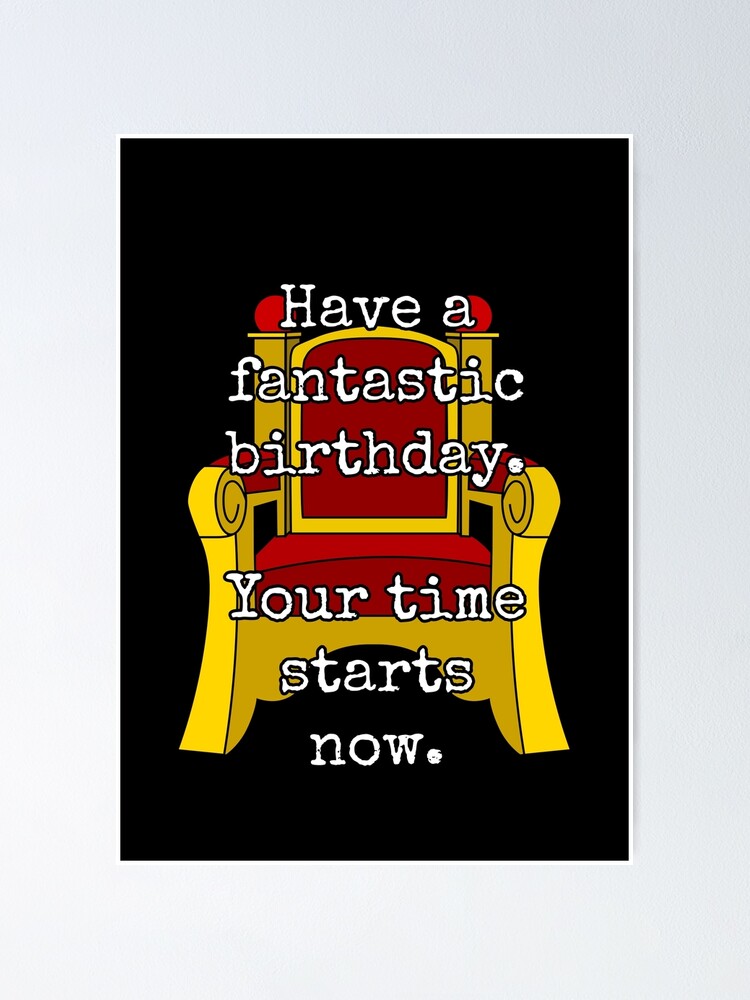 Póster «Taskmaster Happy Birthday: Que tengas un fantástico cumpleaños ...