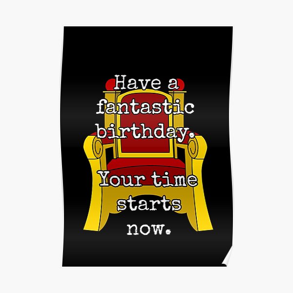 Póster «Taskmaster Happy Birthday: Que tengas un fantástico cumpleaños ...