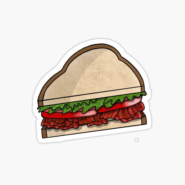 "BLT" Sticker for Sale by honeybeepaper | Redbubble