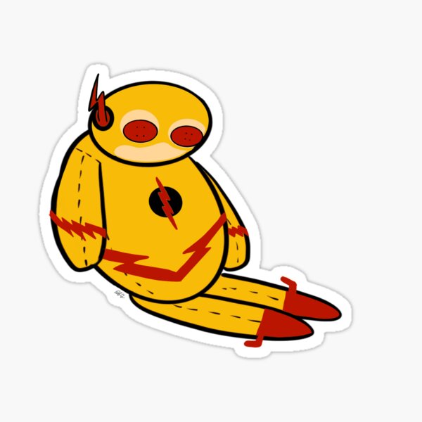 "Reverse Flash plush" Sticker by randompop | Redbubble