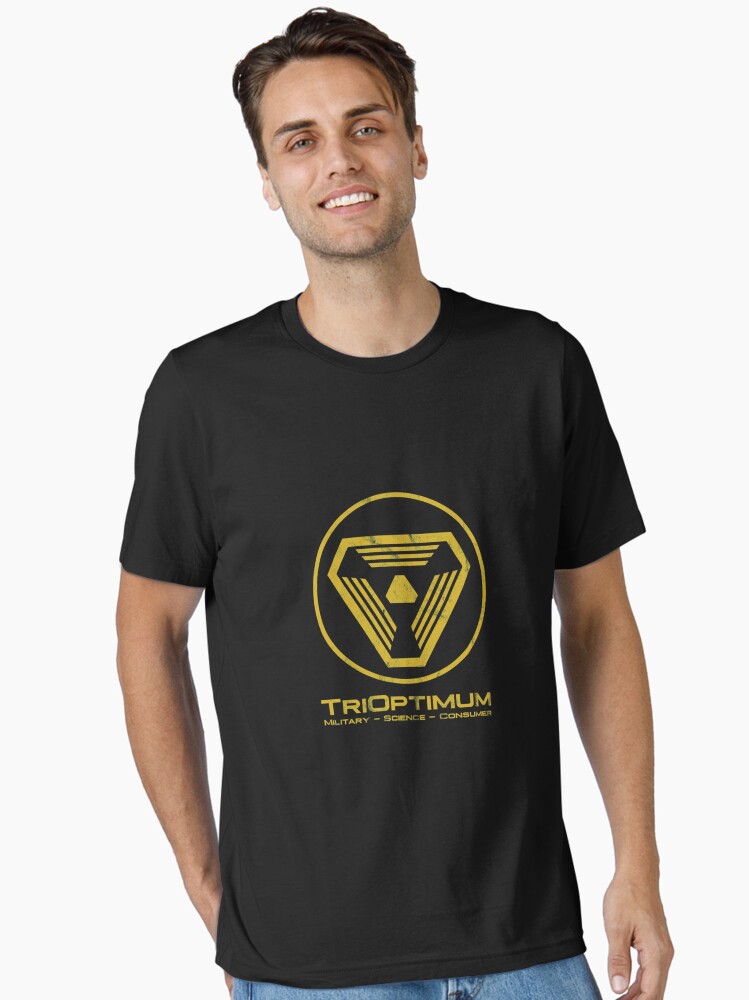 "TriOptimum Logo inspired by System Shock Essential T-Shirt" Essential ...