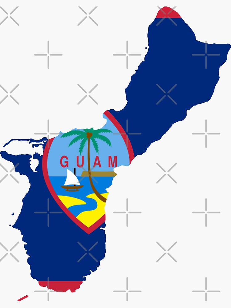 "Guam" Sticker for Sale by cjackvony | Redbubble