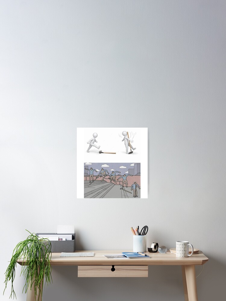 "rake meme" Poster for Sale by MattFelix | Redbubble