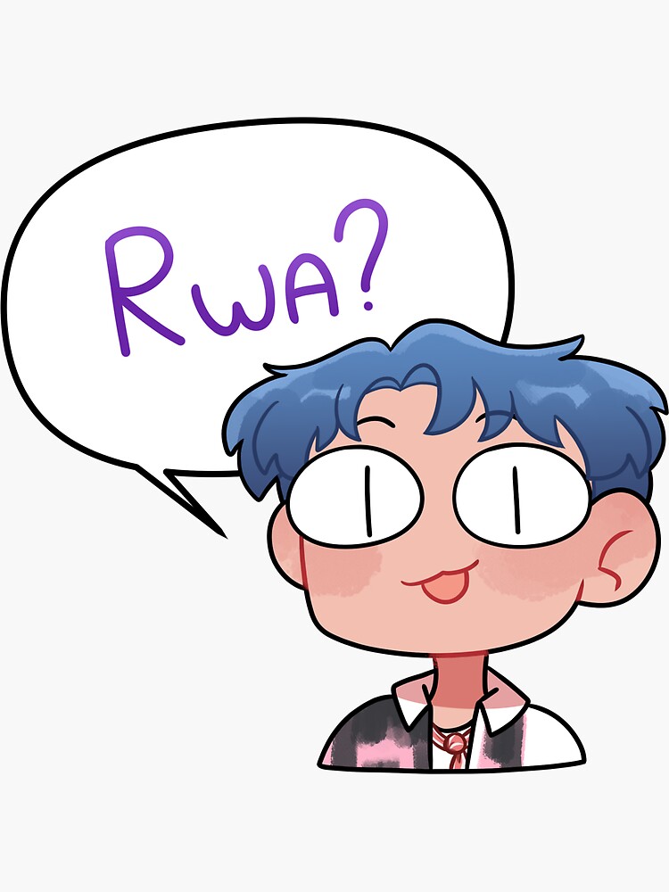 ""Rwa?" San" Sticker for Sale by natacular | Redbubble