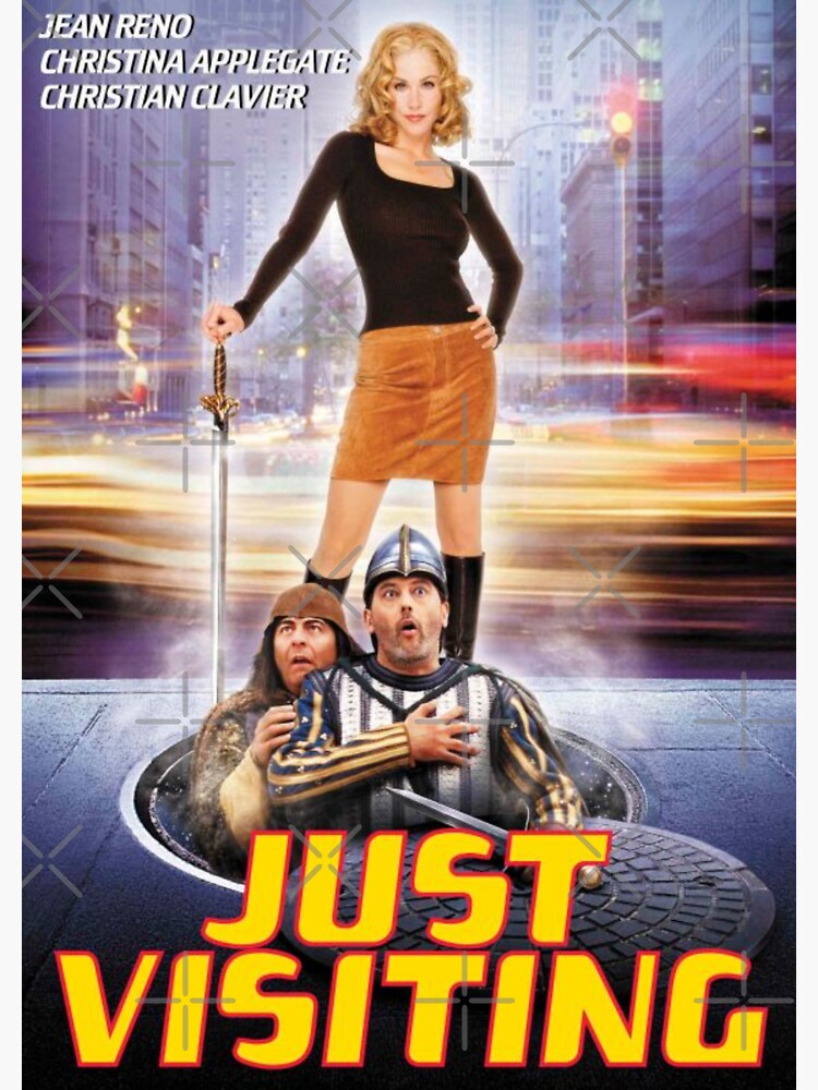 "Just Visiting Movie 2001" Sticker for Sale by BookishAgnese | Redbubble