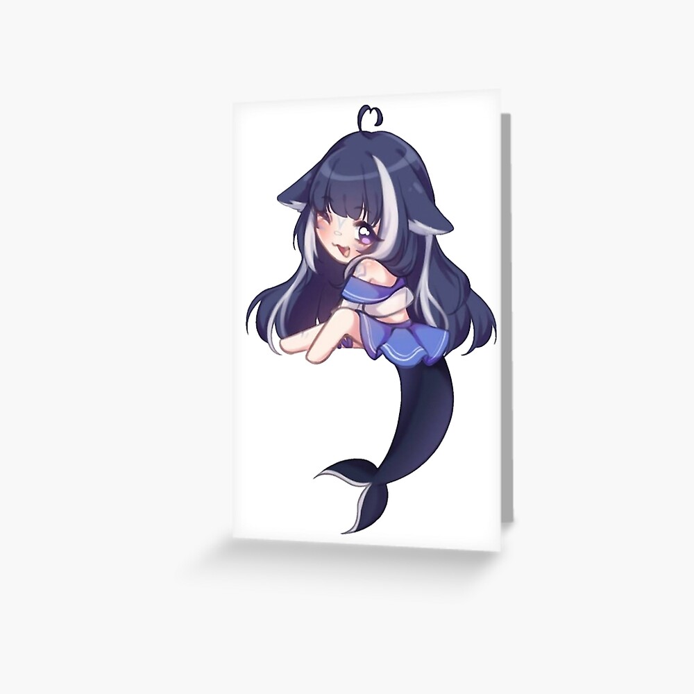 "Chibi ShyLily || Anime girl" Greeting Card by AszaAri | Redbubble