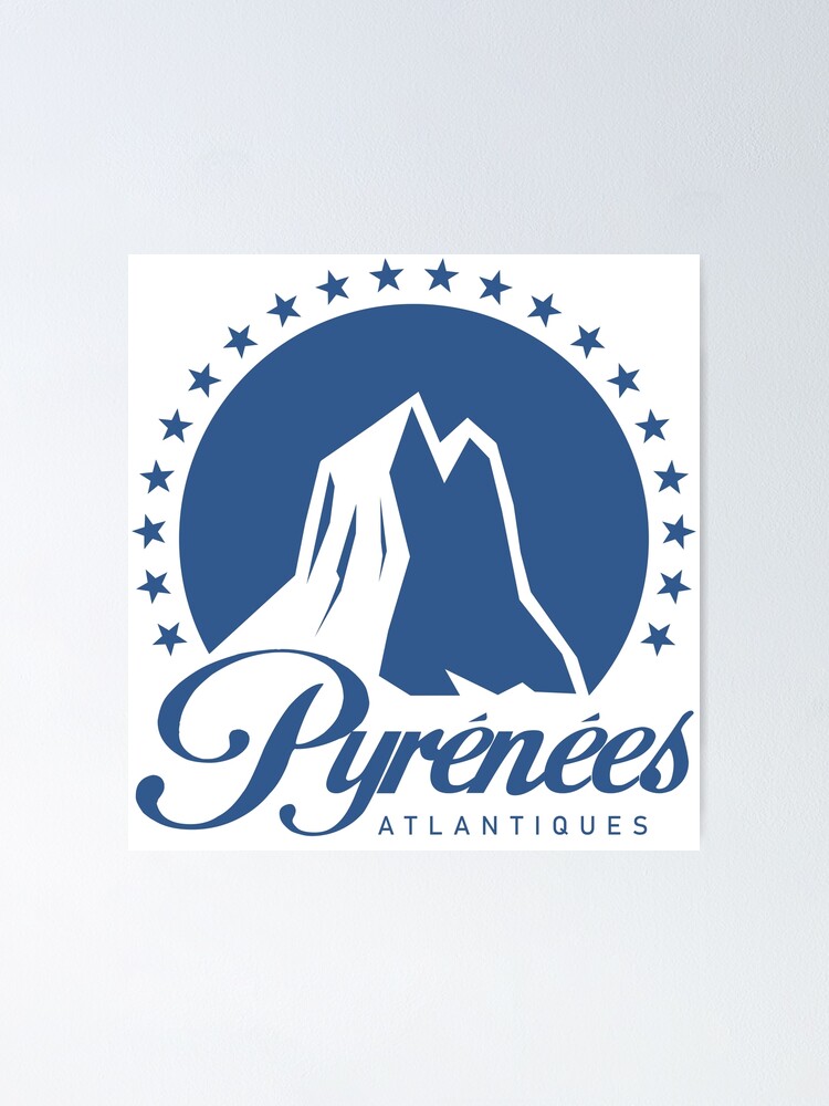 "Pyrenees logo" Poster by JosselinB | Redbubble