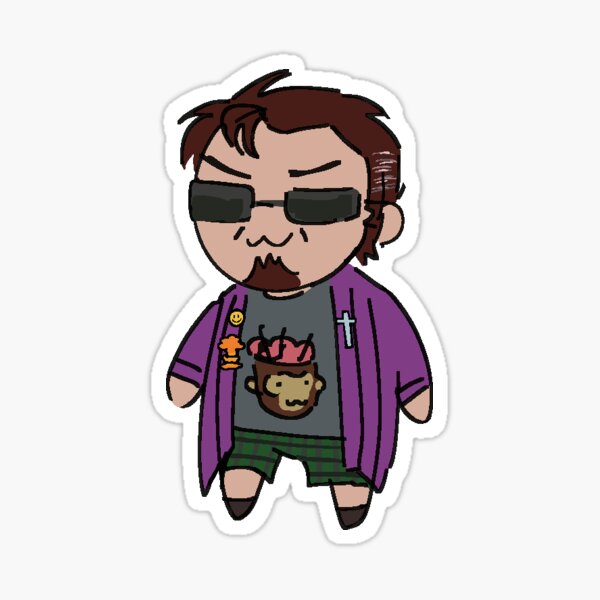 "Postal 4 Plushie Dude" Sticker for Sale by MetallineMenace | Redbubble