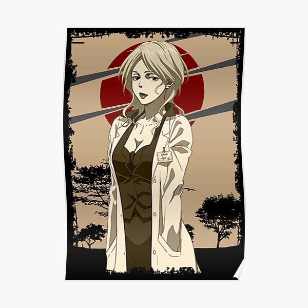 "Shion Karanomori Psycho Pass Saiko Pasu Retro-Landschaftsdesign ...