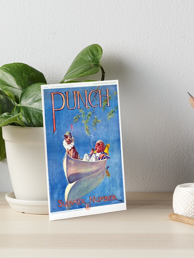 " Punch Magazine Cover, 1931" Art Board Print for Sale by Scenebyrail ...