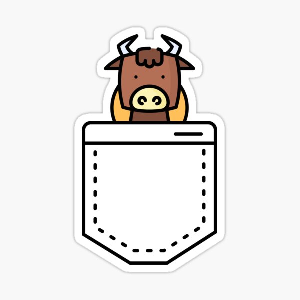 "Cute & Funny Chinese Zodiac Ox" Sticker for Sale by Spice-O-Life ...