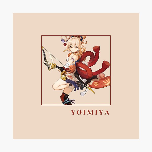 "Yoimiya Genshin Impact" Photographic Print for Sale by xalways15 ...