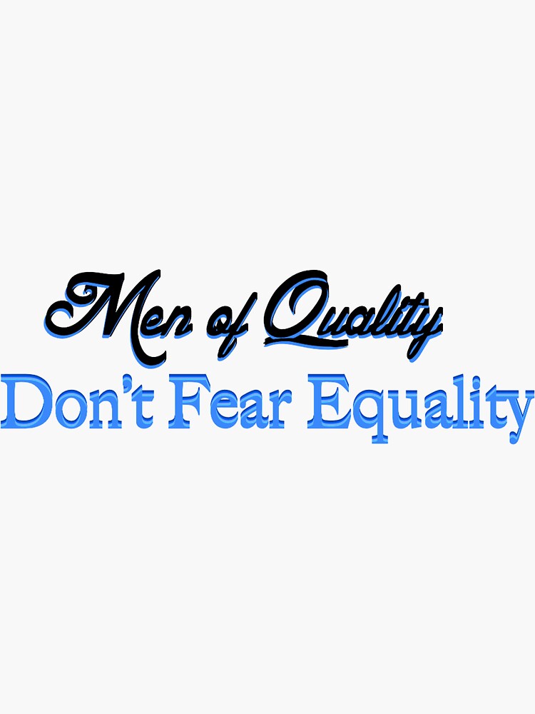 "Men of Quality " Sticker for Sale by AvaBoo | Redbubble