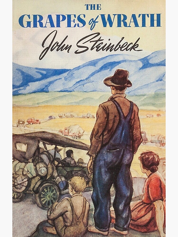 "Grapes of Wrath by Steinbeck " Poster for Sale by Valentina Lopes ...