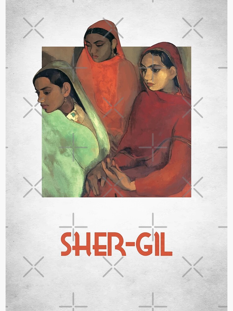 Amrita Sher-Gil Premium Matte Vertical Poster sold by DanieGoldstein ...