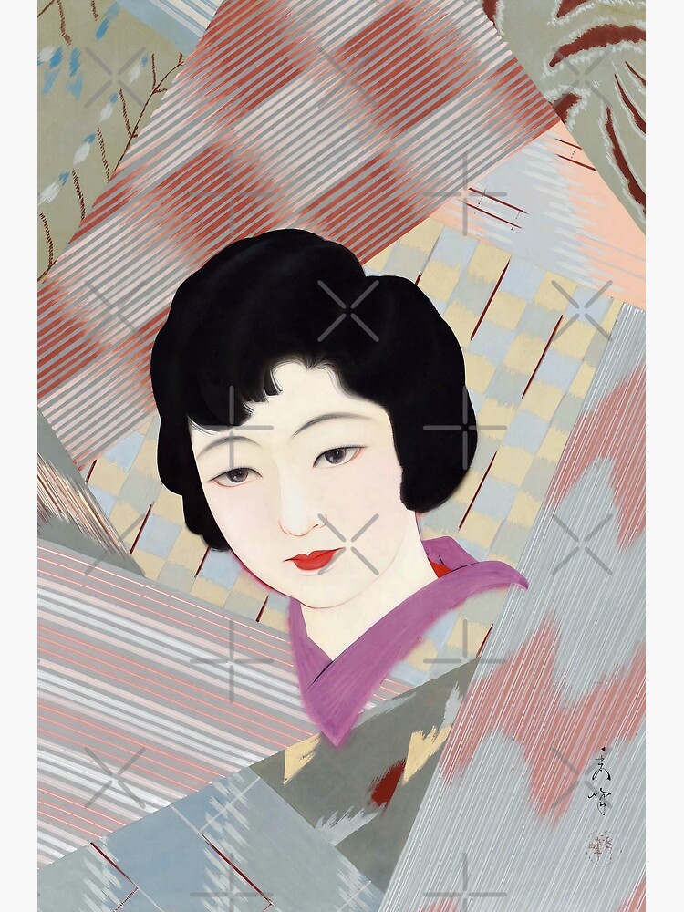"Japanese Art - Bijinga by Yamakawa Shuho" Art Print by Ukiyo-Studio ...